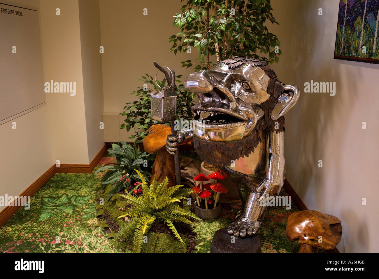 Verona, WI USA. Jul 2018. Some of the unusual themed interiors of Epic ...