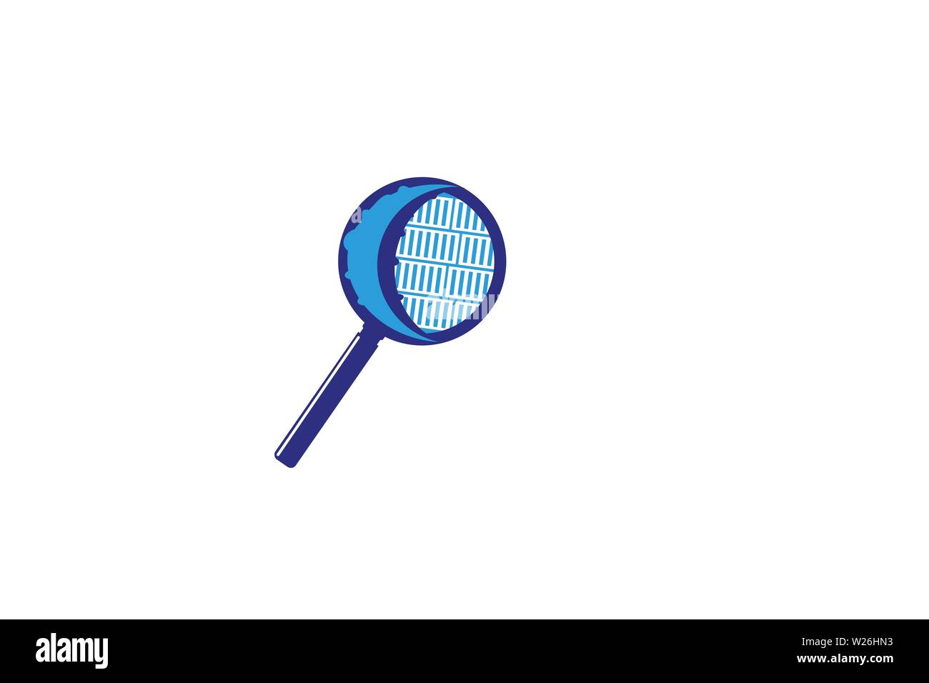 Glass Magnifier Logo Designs Inspiration Isolated on White Background ...