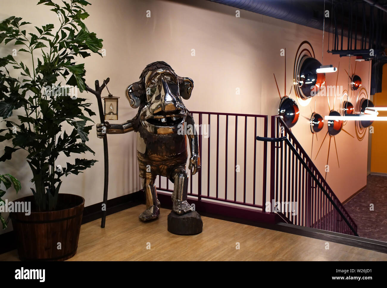 Verona, WI USA. Jul 2018. Some of the unusual themed interiors of Epic ...