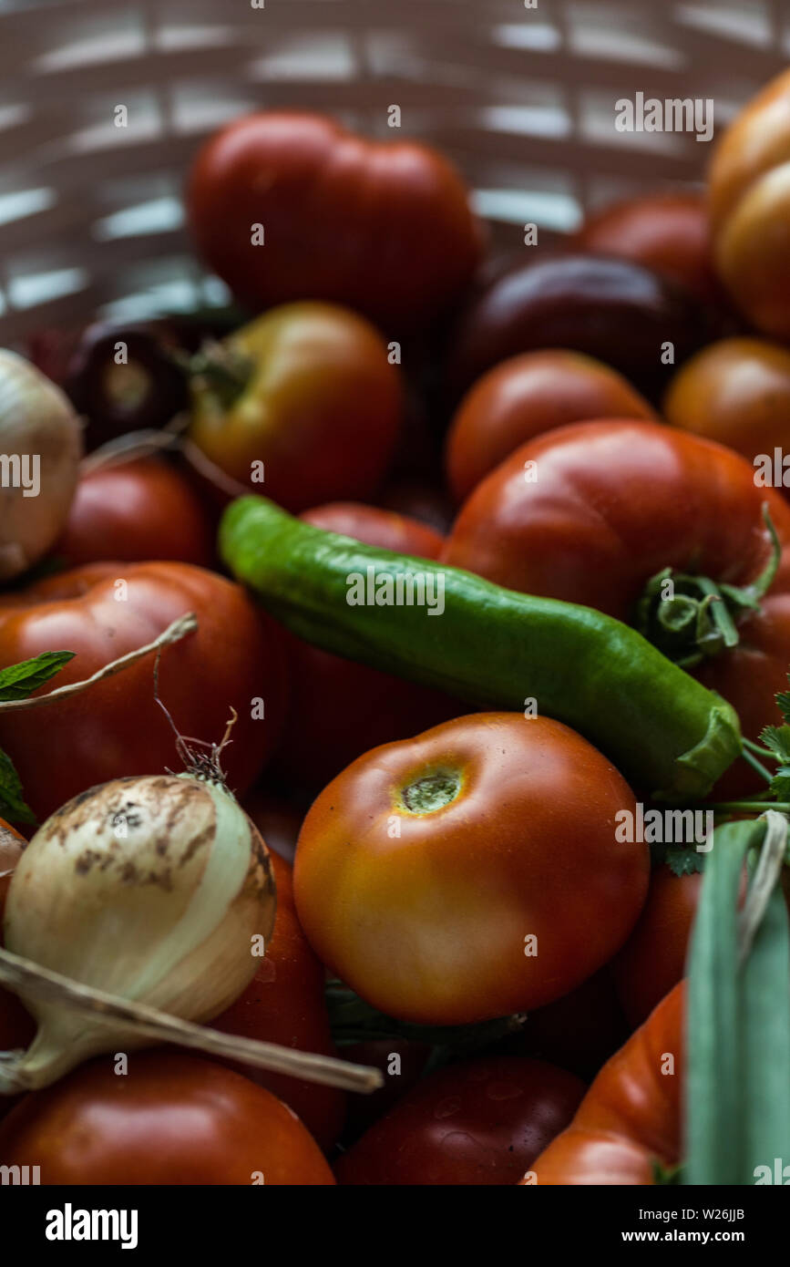 Fresh and natural vegetables Stock Photo - Alamy