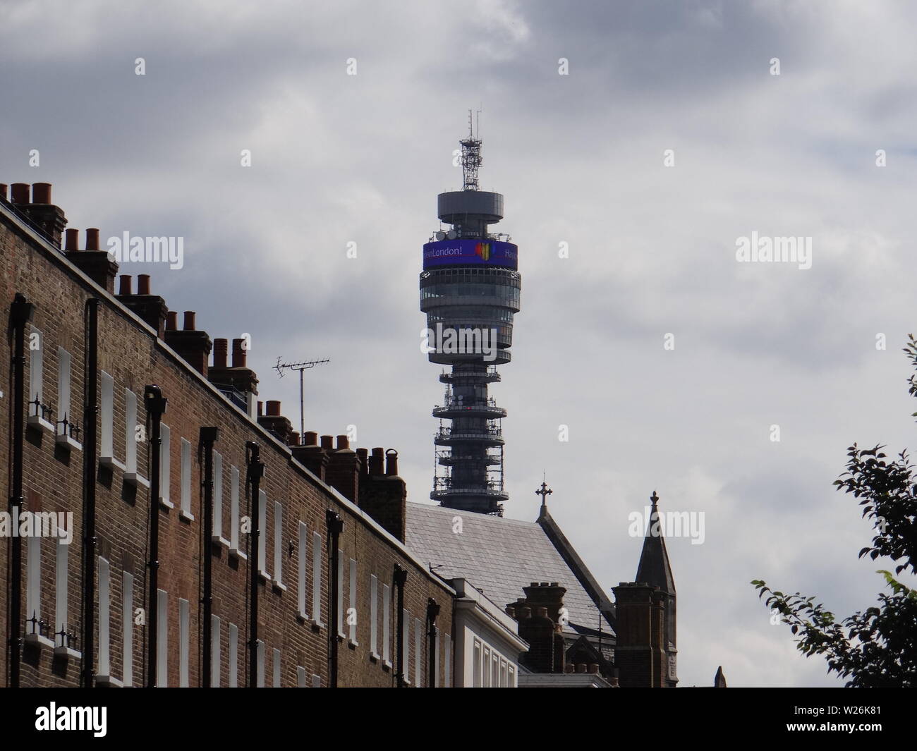 BT Tower celebrates London Pride 2019, London, UK Stock Photo - Alamy