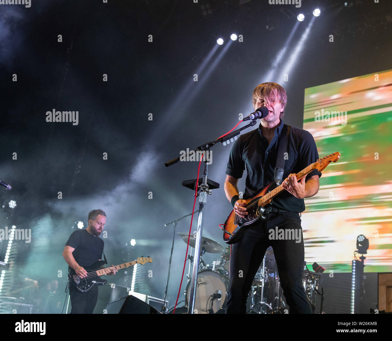 July 5, 2019 - Milwaukee, Wisconsin, U.S - NICK HARMER and BEN GIBBARD ...