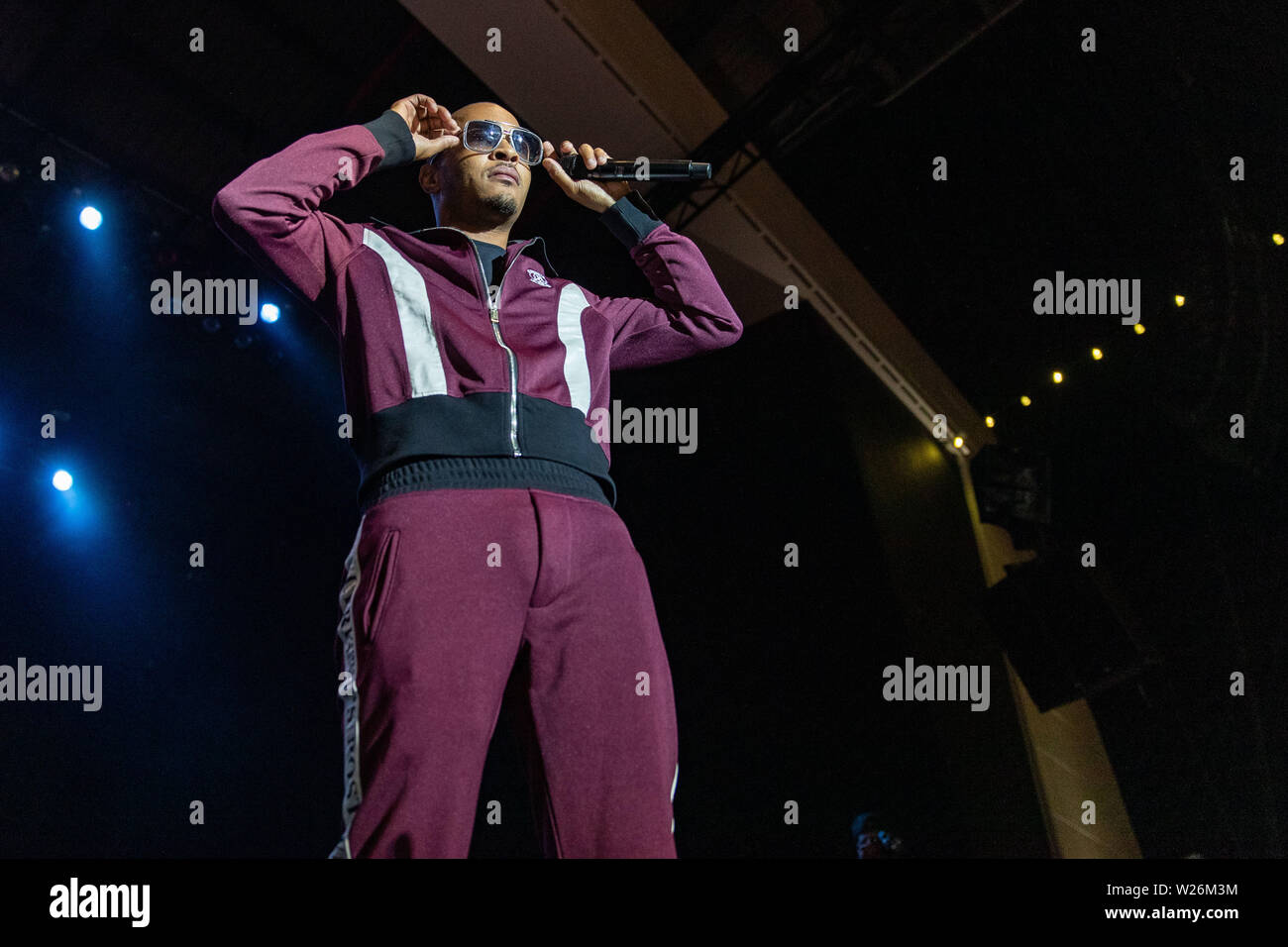 July 5, 2019 - Milwaukee, Wisconsin, U.S - Rapper T.I. (CLIFFORD JOSEPH ...
