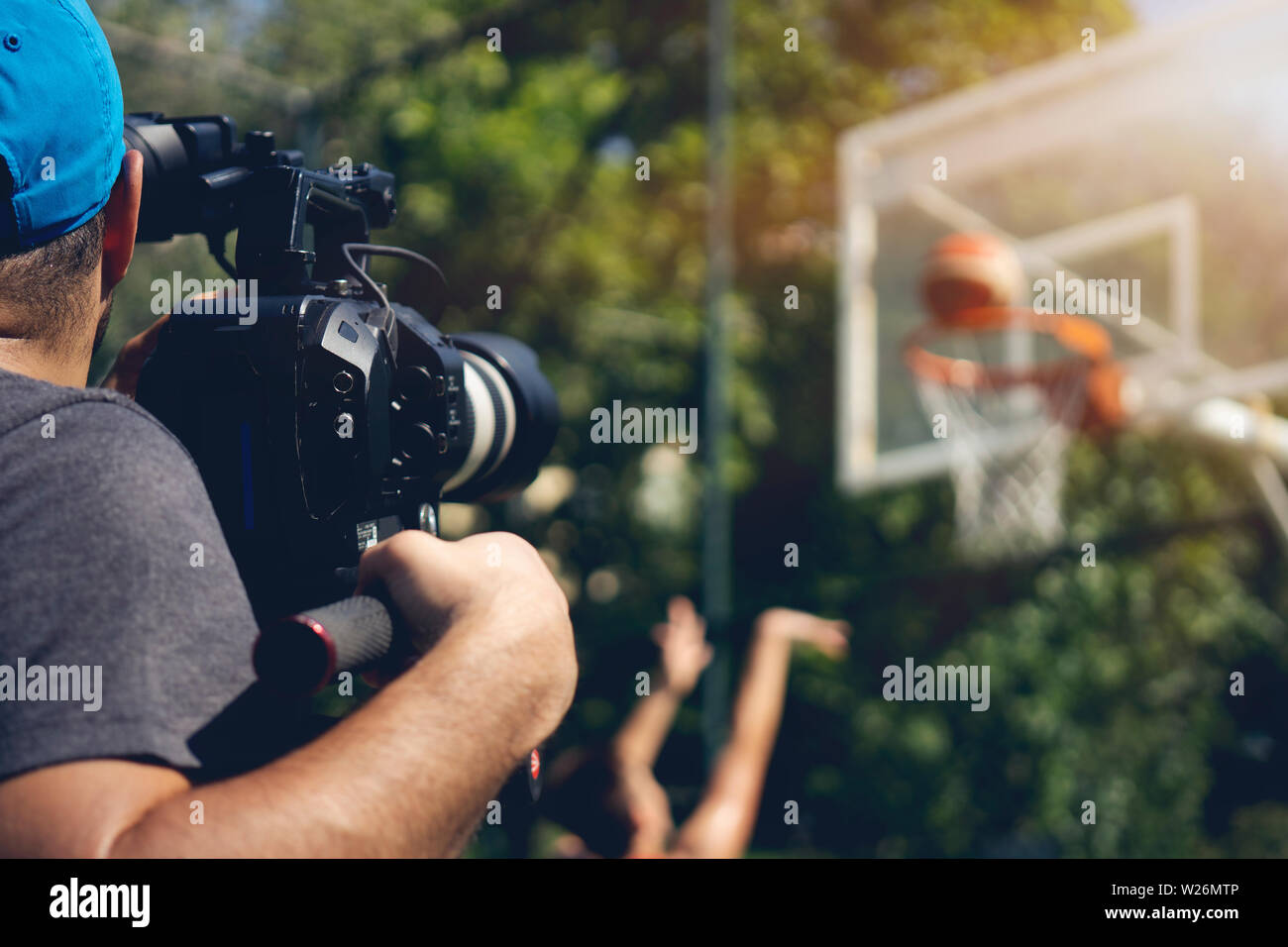 Behind the scenes of movie shooting hi-res stock photography and images ...