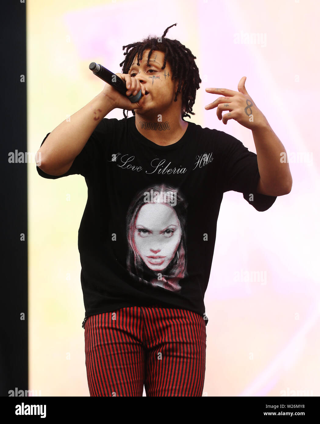 Trippie Redd performing on Day 2 of Wireless Festival held at Finsbury ...
