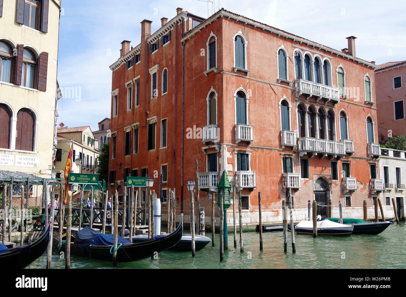Palazzo Giustinian Persico, on the Grand Canal in Venice, in the early ...