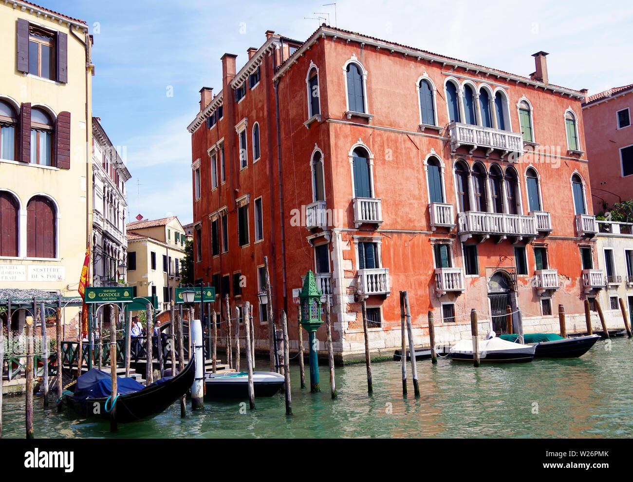 Palazzo Giustinian Persico, on the Grand Canal in Venice, in the early ...