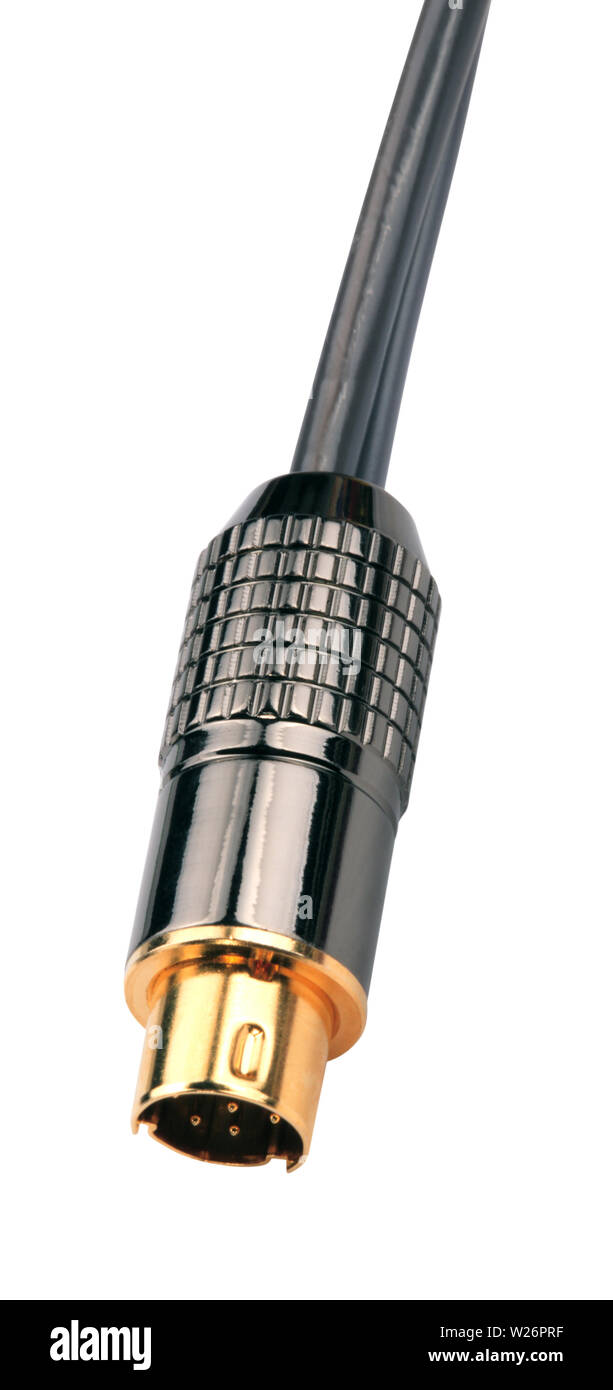 Male Plug Connector Isolated Stock Photo - Alamy