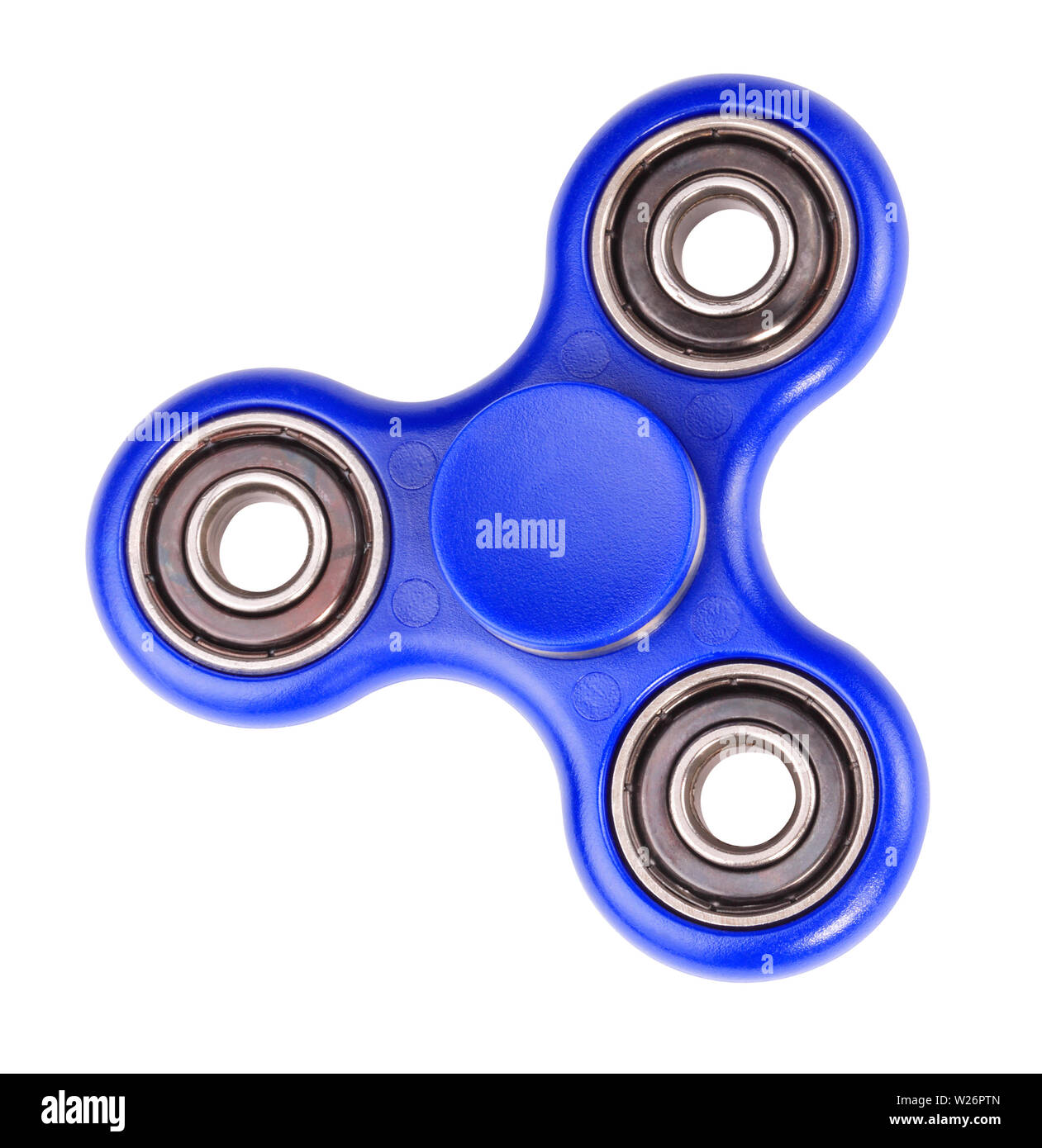 blue plastic toy isolated on white background at day Stock Photo - Alamy