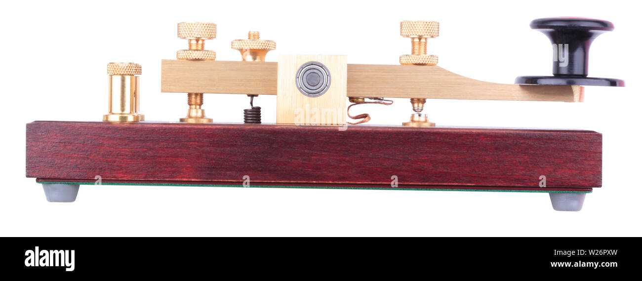 Key morse code straight key hi-res stock photography and images - Alamy