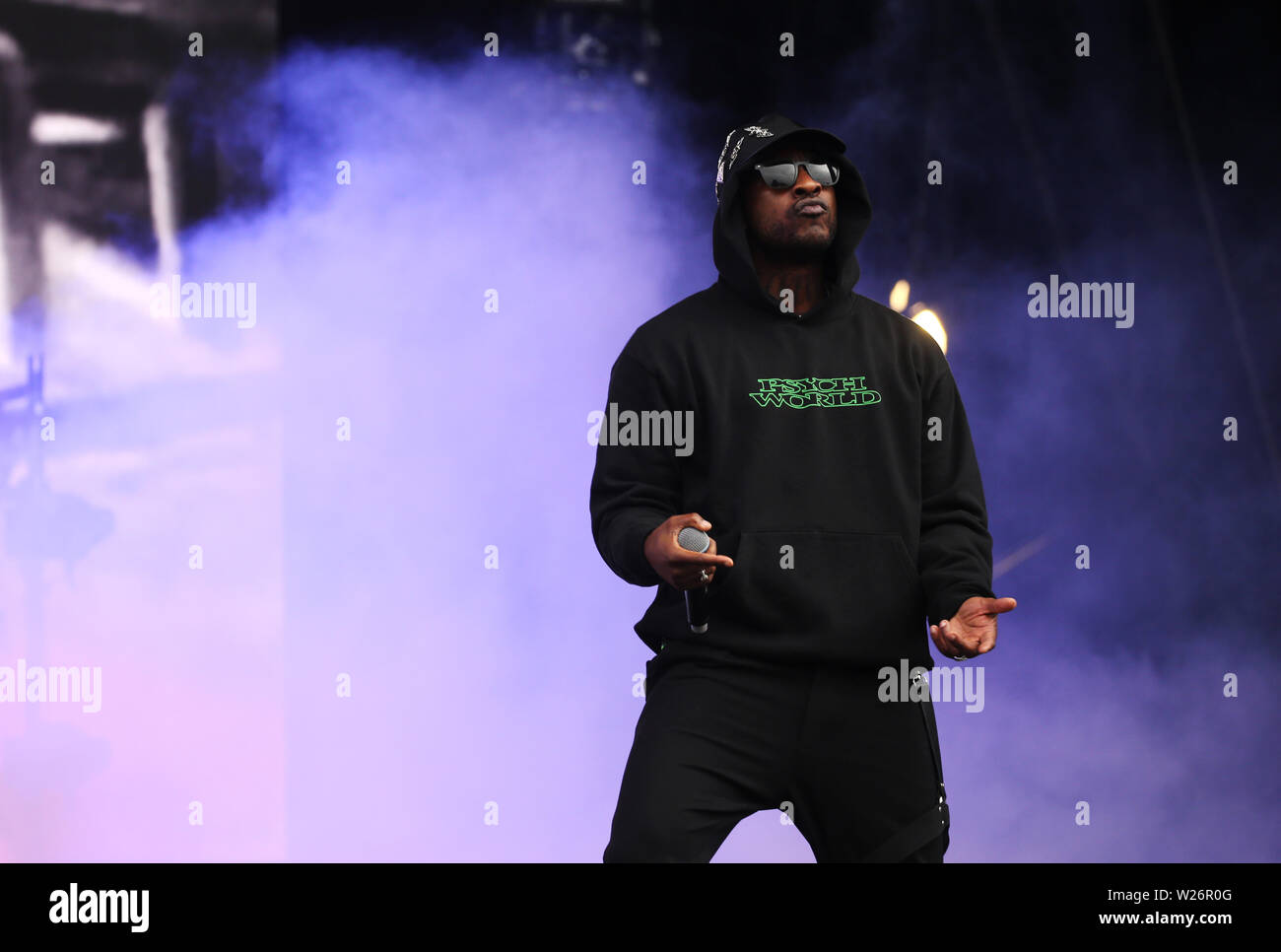 Skepta performing on Day 2 of Wireless Festival held at Finsbury Park ...