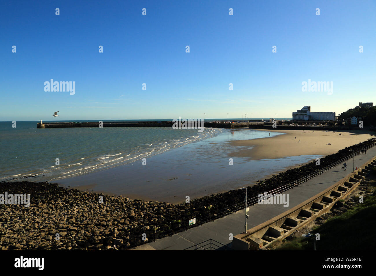 View of folkestone harbour hi-res stock photography and images - Alamy