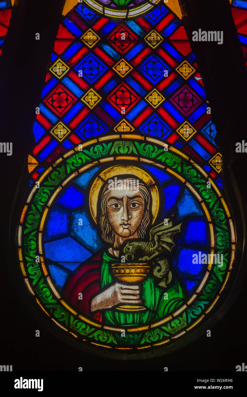 Lisbon cathedral, stained glass hi-res stock photography and images - Alamy