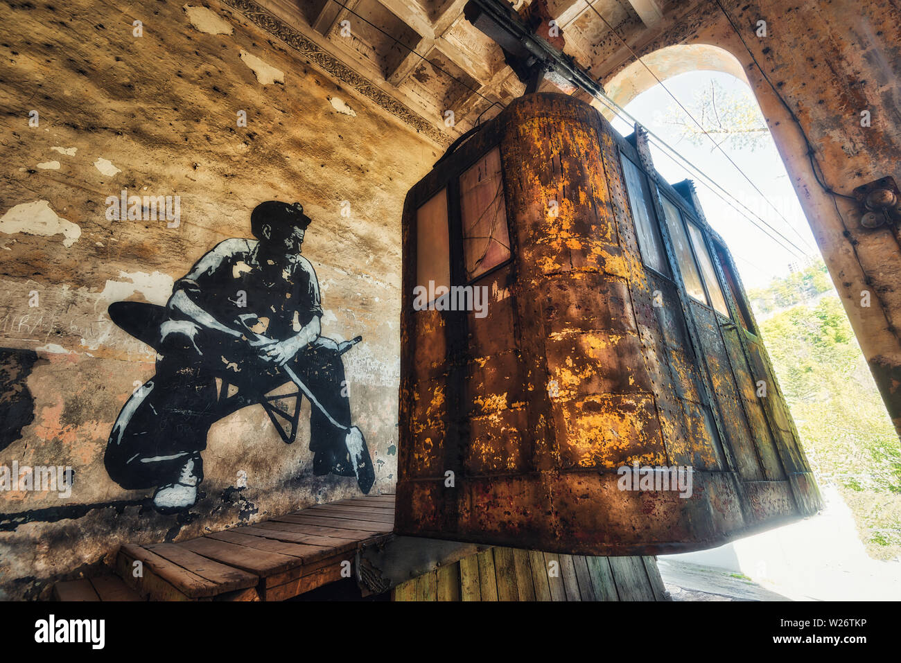 Chiatura Mining Town Cable Cars, Georgia, taken in April 2019rn' taken ...
