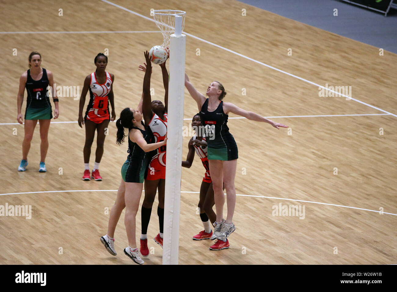 Cardiff, Wales, UK. 06th July 2019. action from Northern Ireland (in ...