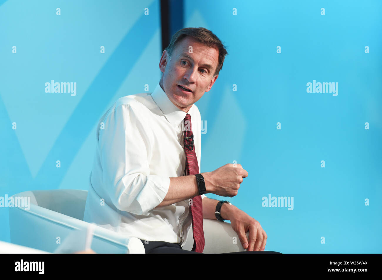 Conservative party leadership contender jeremy hunt hi-res stock ...