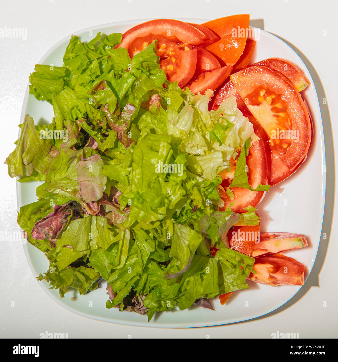 Simple salad hi-res stock photography and images - Alamy