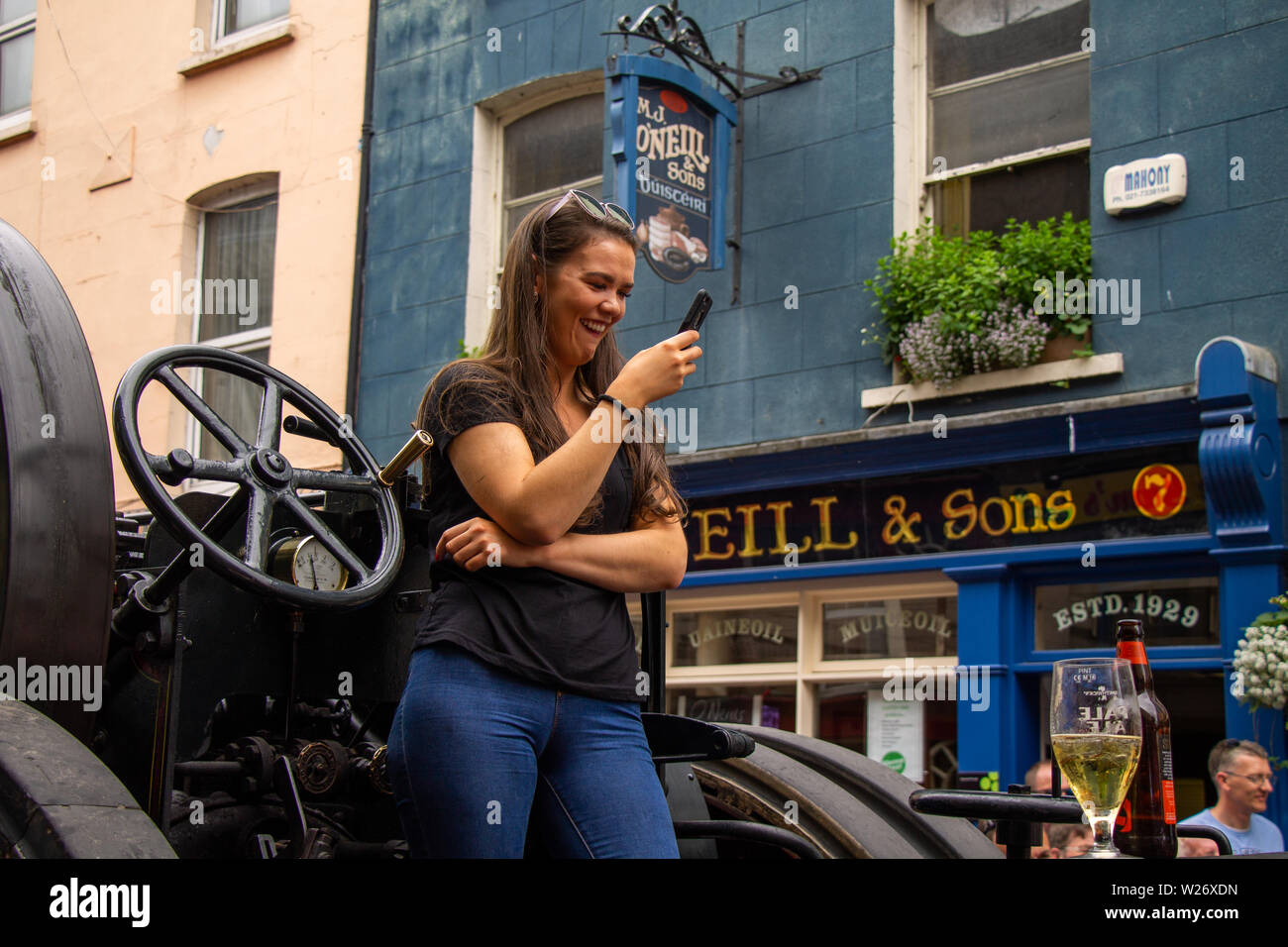 Traction engine steering hi-res stock photography and images - Alamy