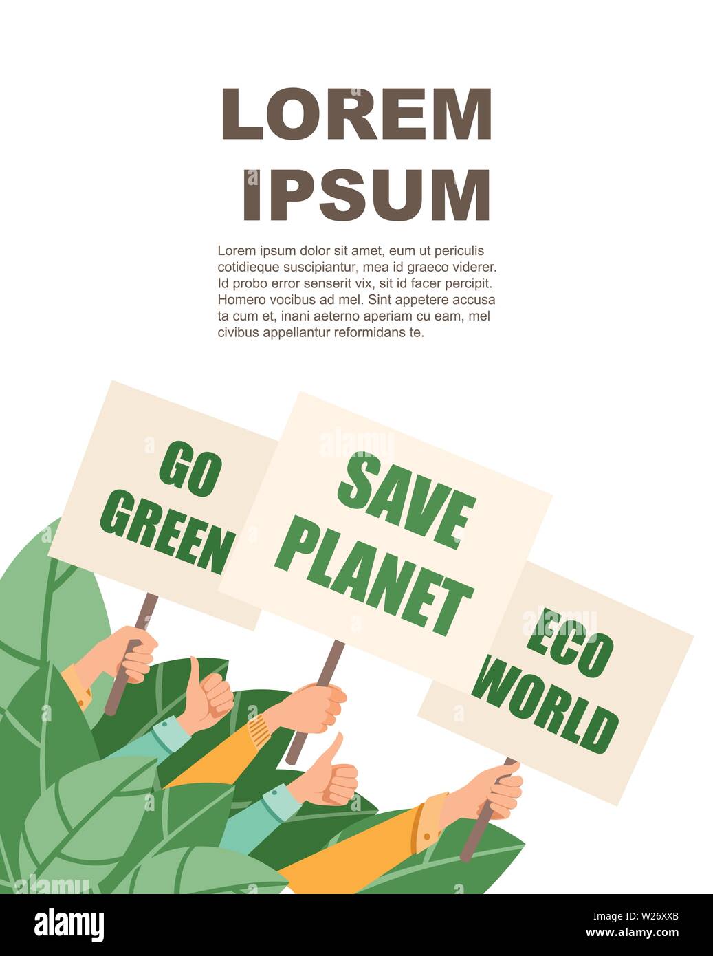 Deforestation vertical Stock Vector Images - Alamy