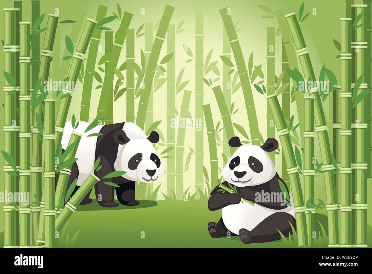 Bamboo Tree Panda
