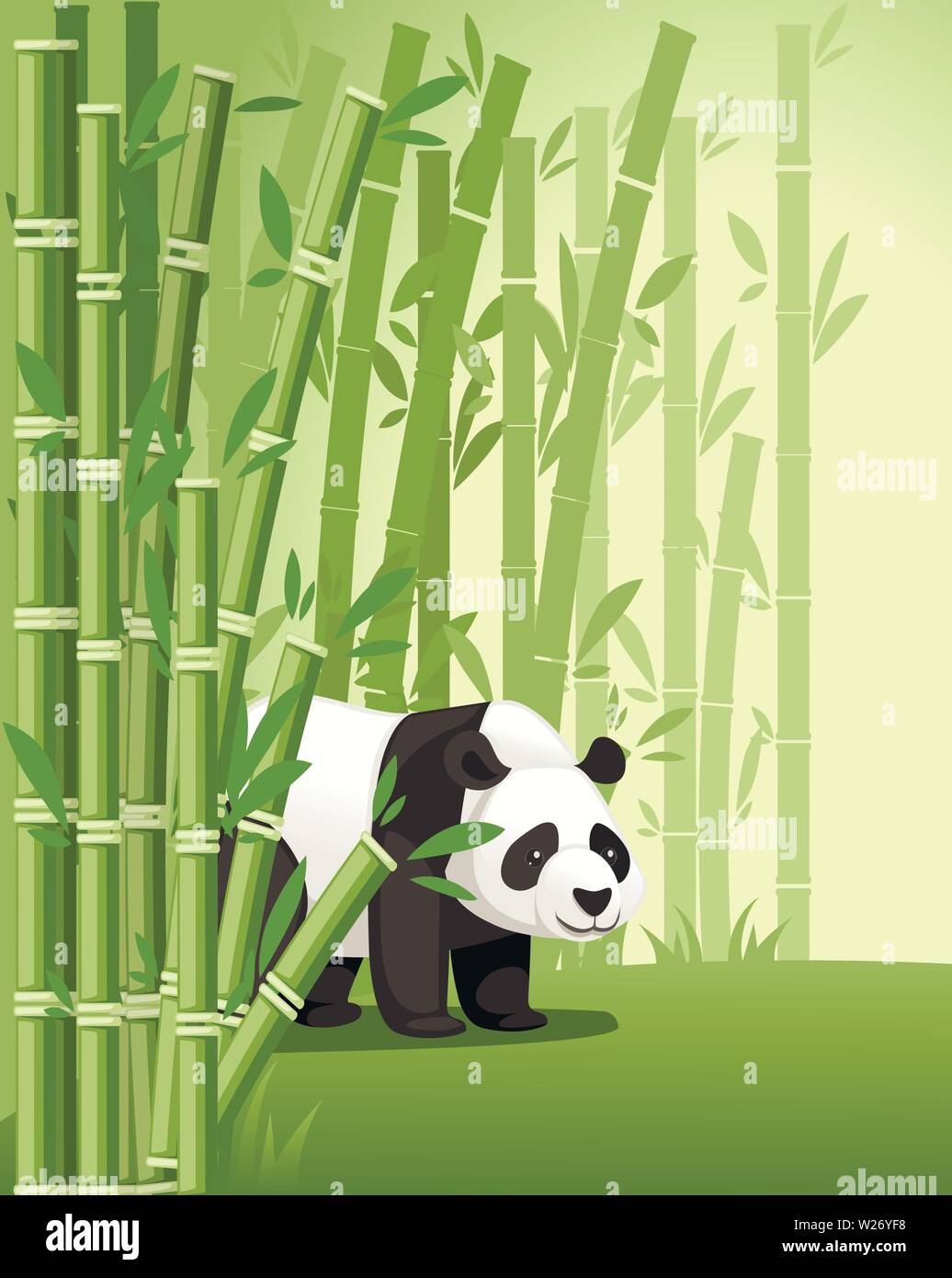 Bamboo Tree Panda