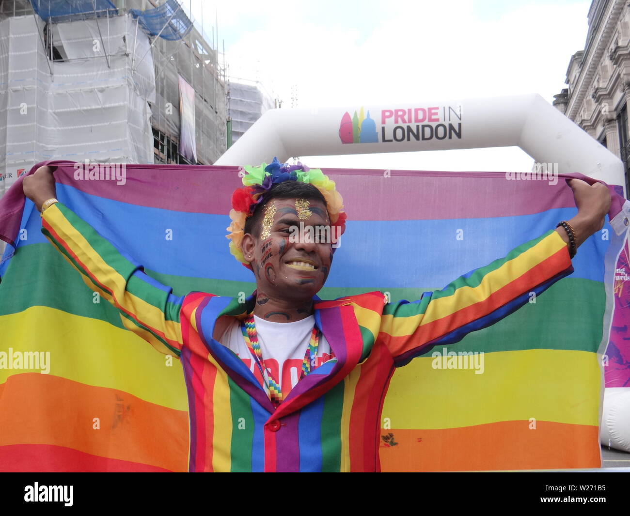Pride Parade in London celebrates its 50th anniversary, London, UK ...