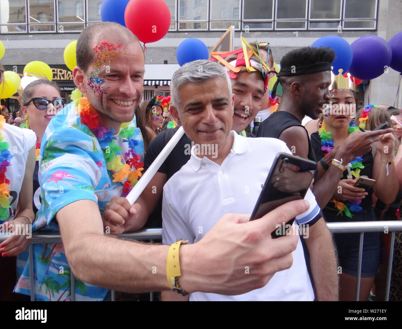 Pride Parade in London celebrates its 50th anniversary, London, UK ...