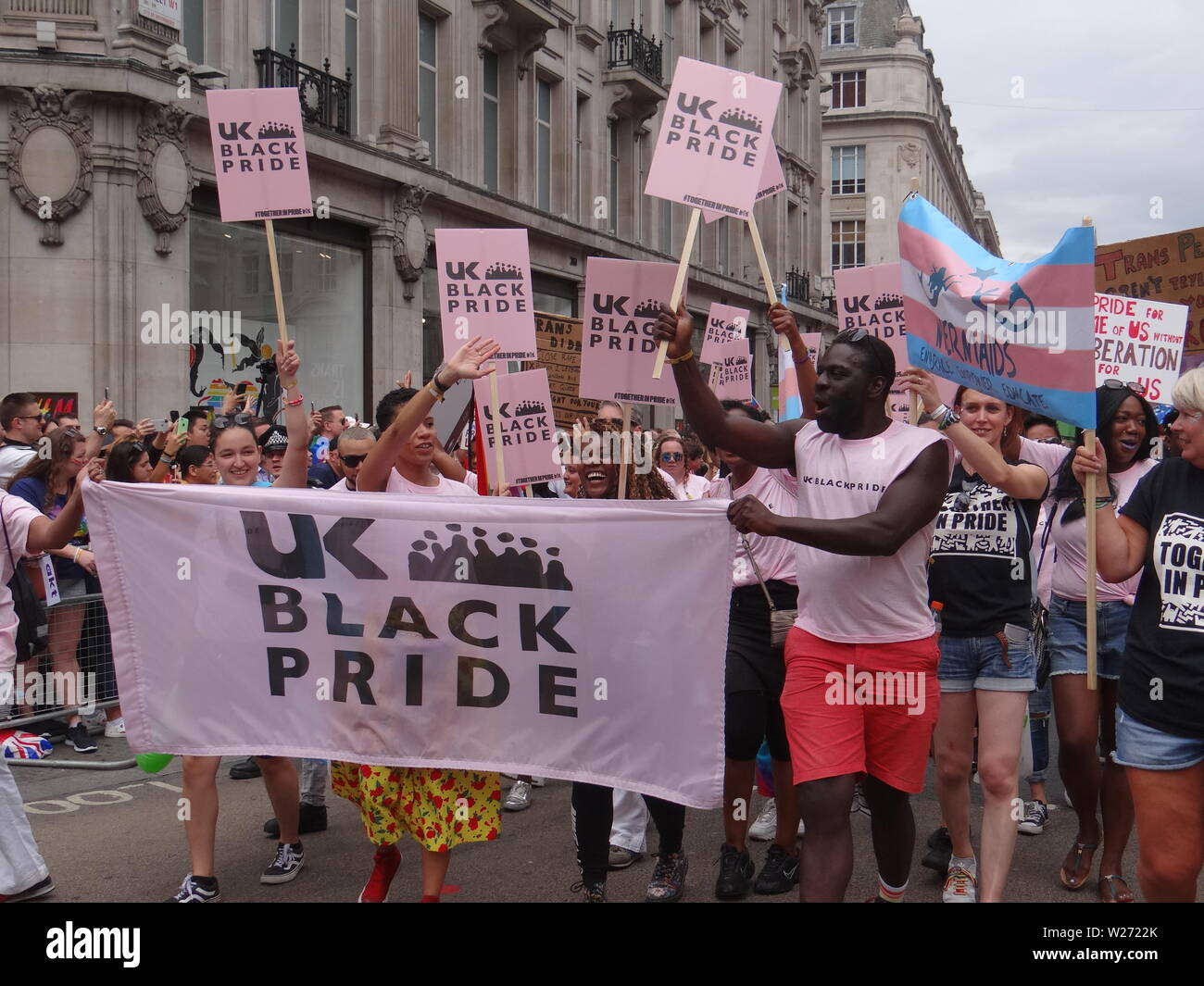 Pride Parade in London celebrates its 50th anniversary, London, UK ...