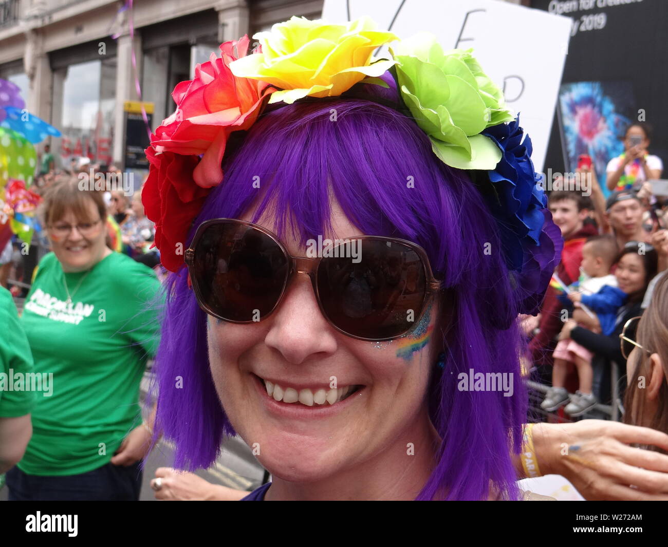 Pride Parade in London celebrates its 50th anniversary, London, UK ...