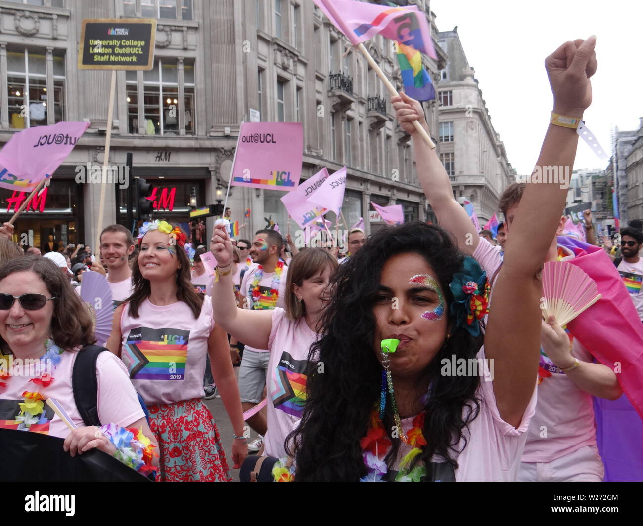 Pride Parade in London celebrates its 50th anniversary, London, UK ...