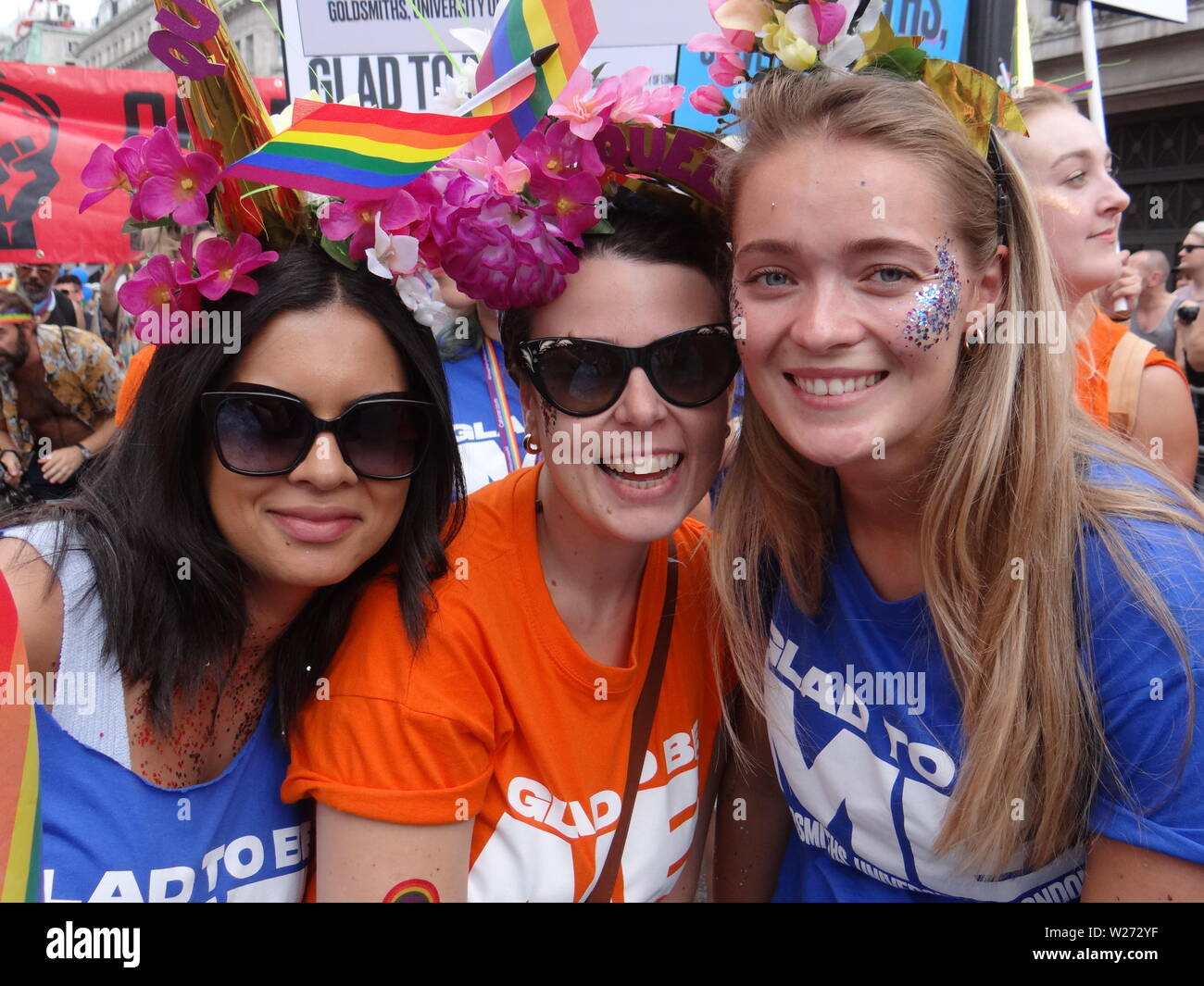 Pride Parade in London celebrates its 50th anniversary, London, UK ...