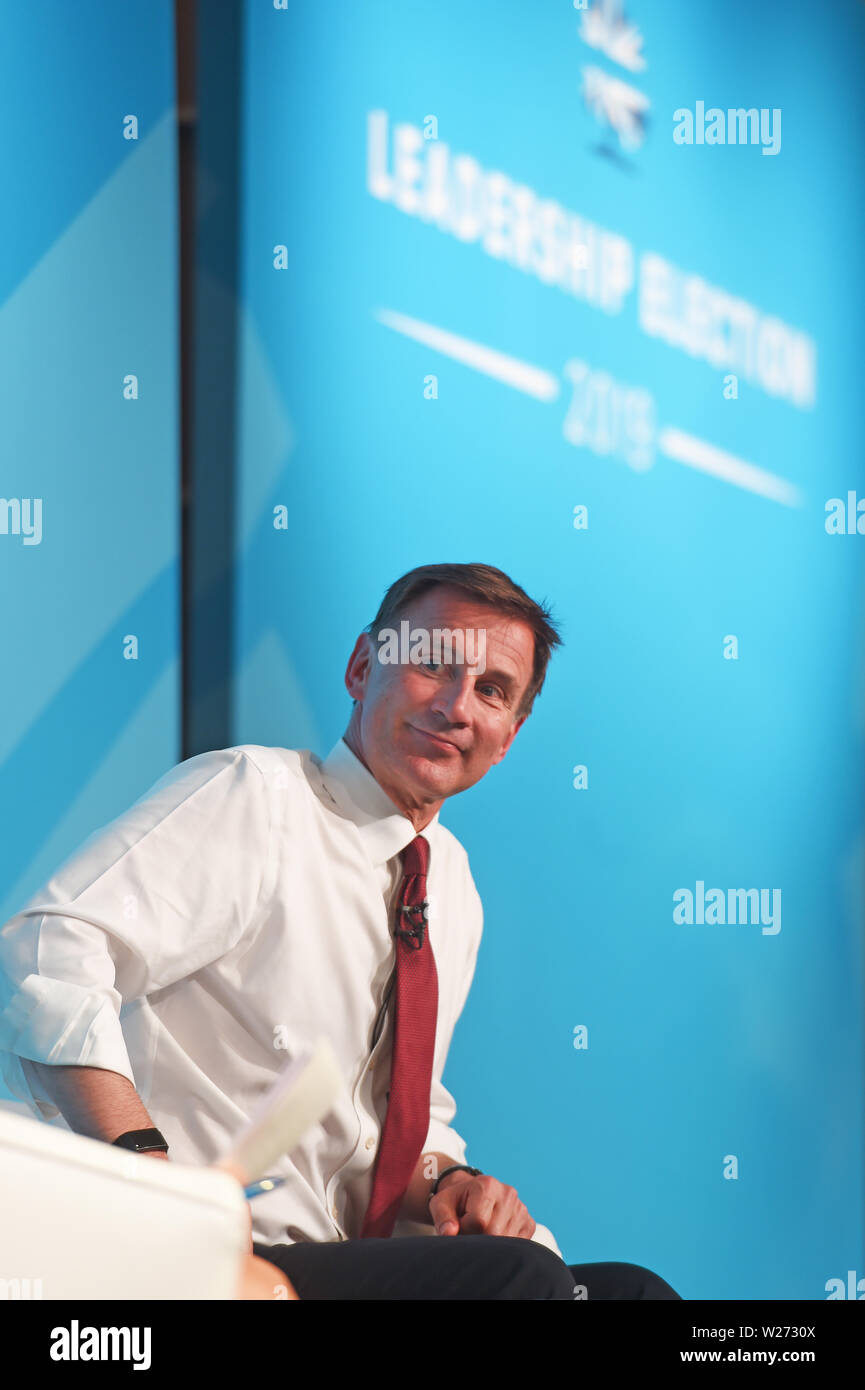 Conservative party leadership contender jeremy hunt hi-res stock ...