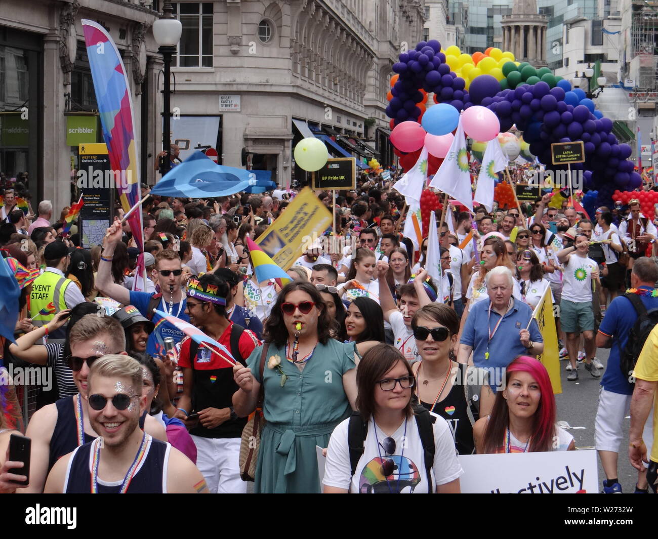 Pride Parade in London celebrates its 50th anniversary, London, UK ...