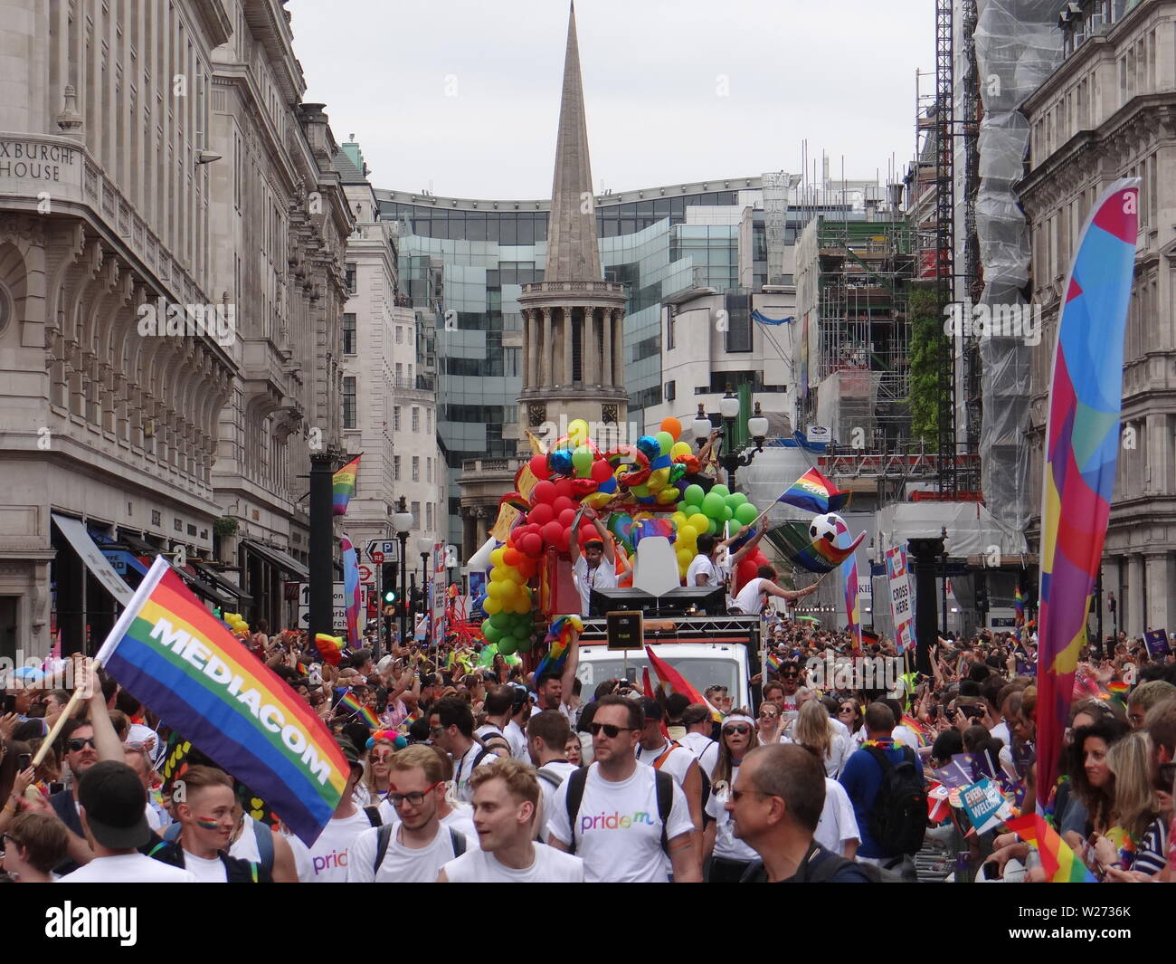 Pride Parade in London celebrates its 50th anniversary, London, UK ...