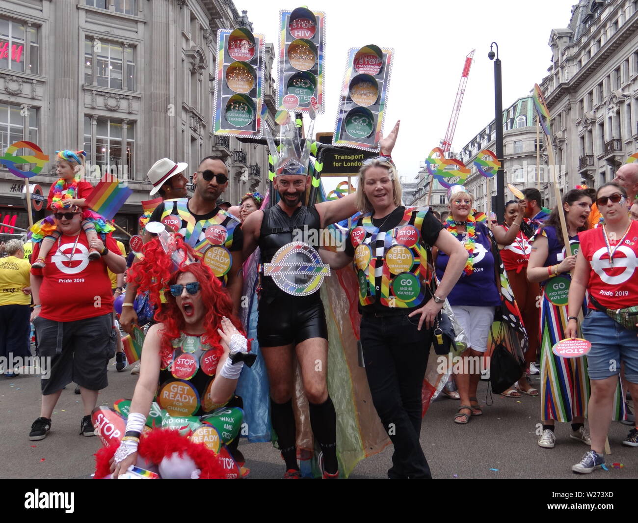 Pride Parade in London celebrates its 50th anniversary, London, UK ...