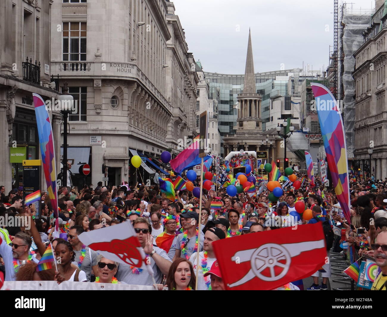 Pride Parade in London celebrates its 50th anniversary, London, UK ...