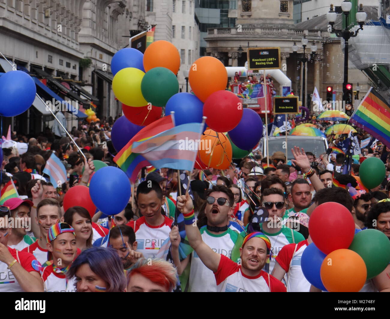 Pride Parade in London celebrates its 50th anniversary, London, UK ...