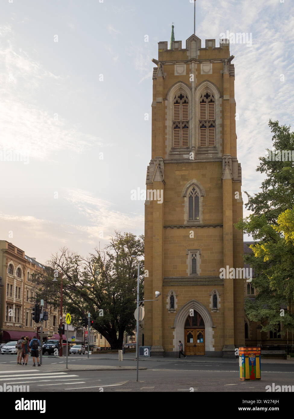 Hobart's St David's Cathedral Tower Stock Photo - Alamy