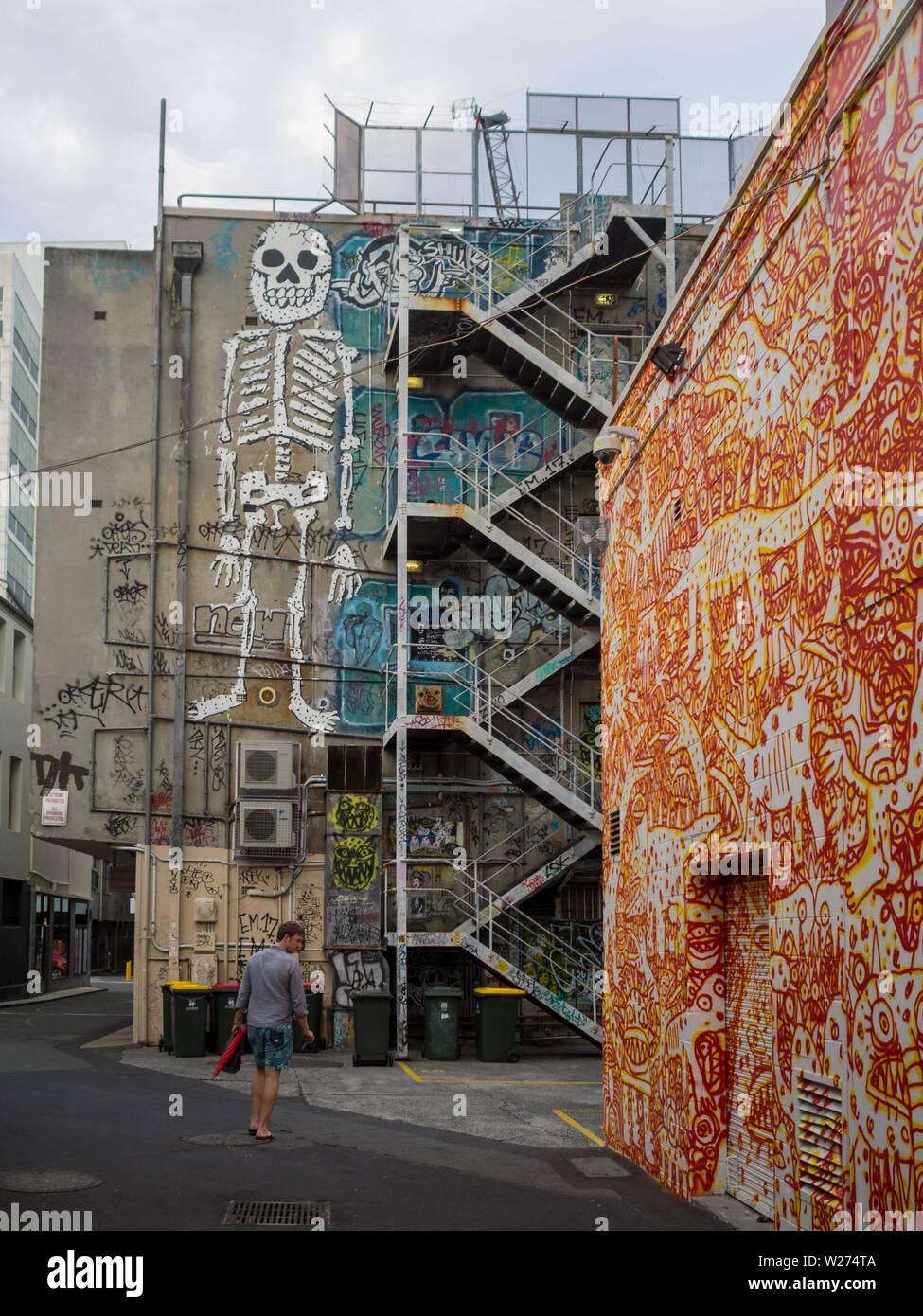 Hobart street art Stock Photo - Alamy