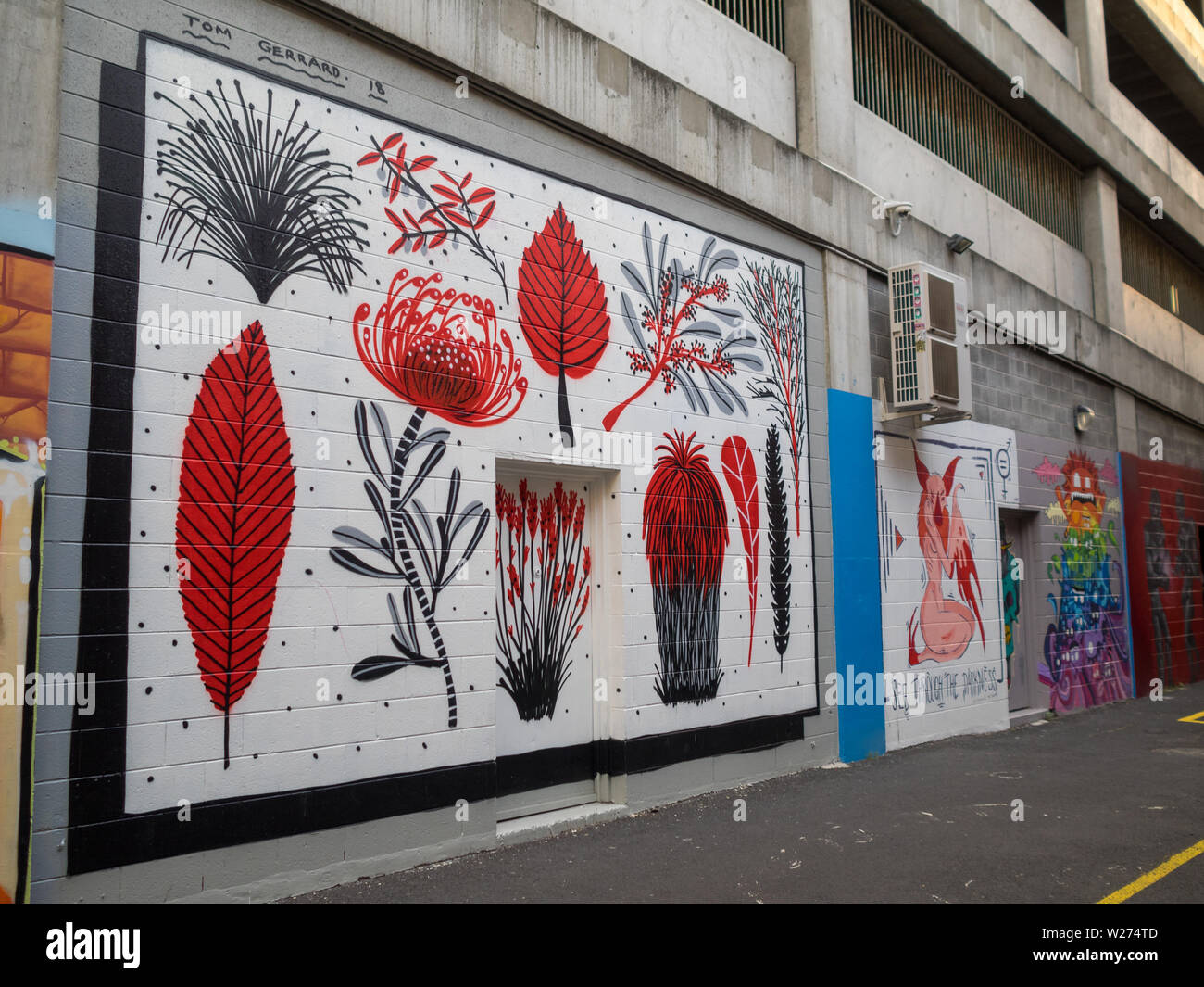 Hobart street art Stock Photo - Alamy