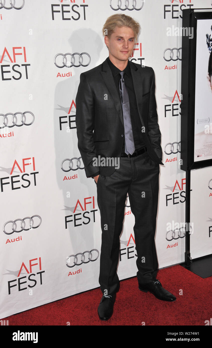 LOS ANGELES, CA. November 11, 2010: Toby Hemingway at the Los Angeles ...