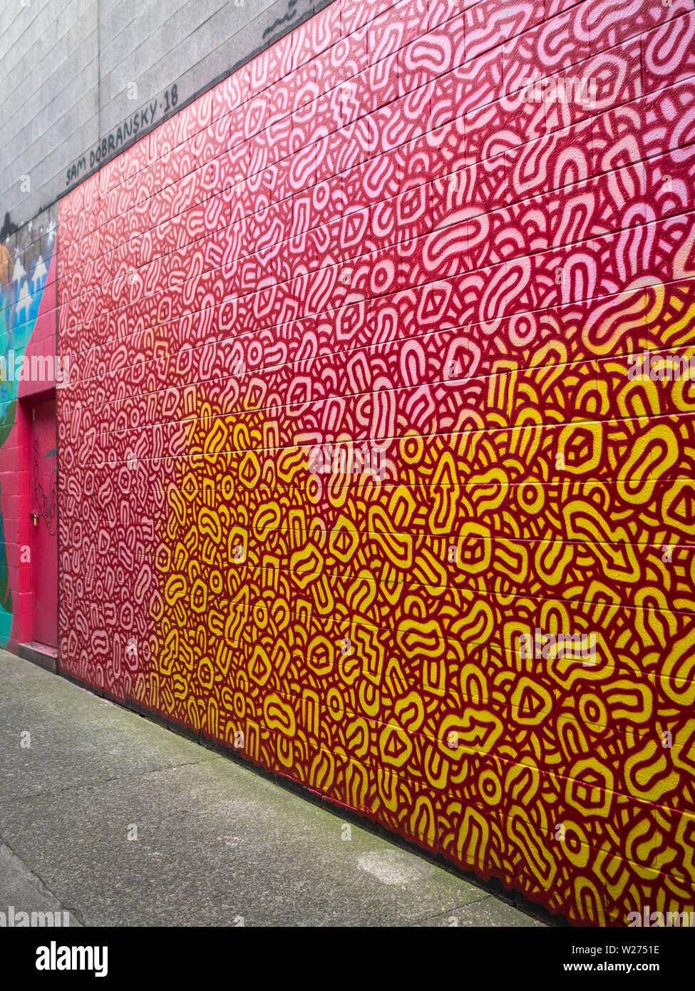 Hobart street art Stock Photo - Alamy