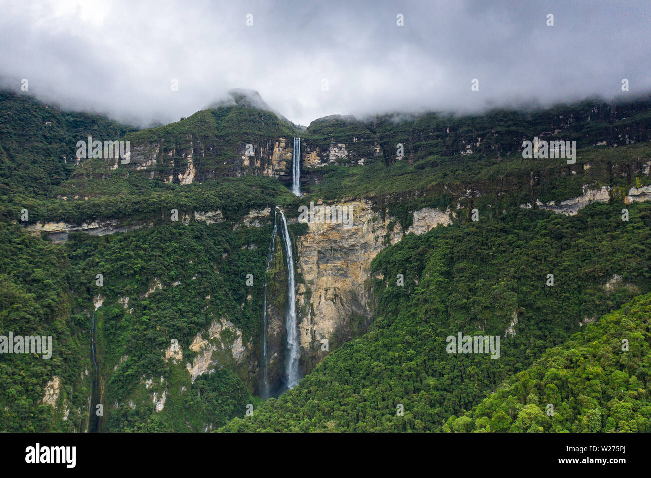 The Gocta waterfall, Amazonas region in Peru Stock Photo - Alamy