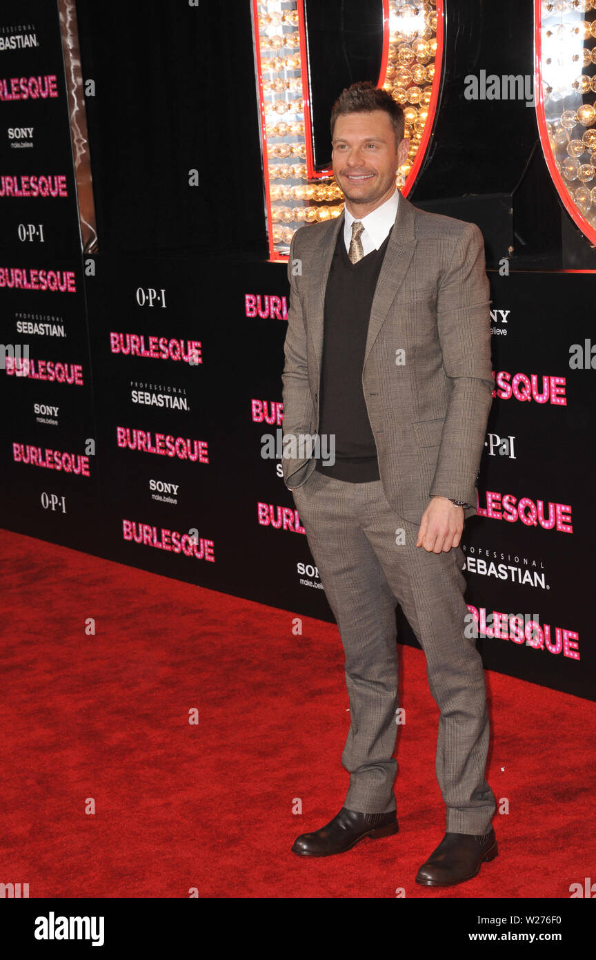 LOS ANGELES, CA. November 15, 2010: Ryan Seacrest at the Los Angeles ...