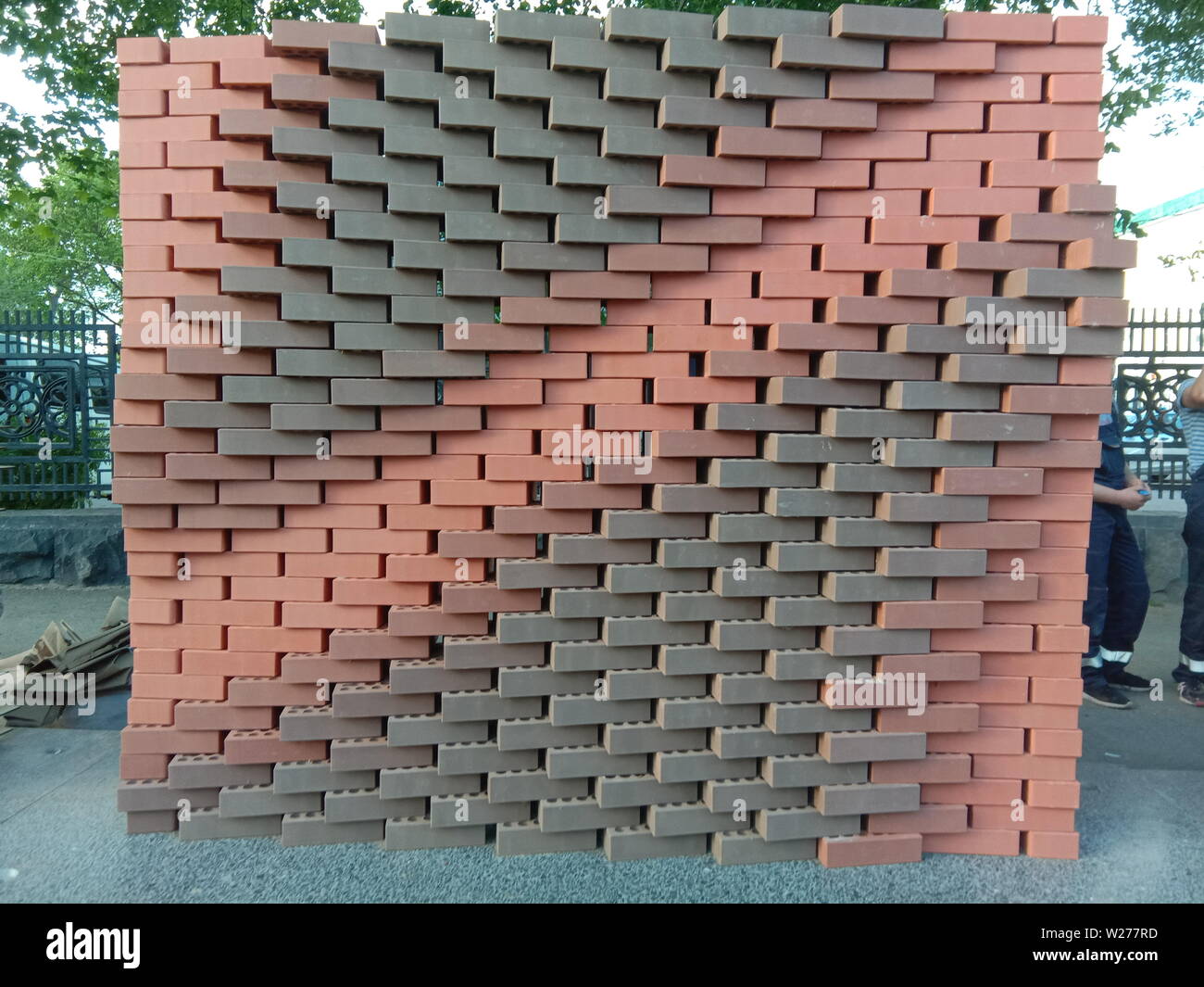 Old brick wall without cement hi-res stock photography and images - Alamy