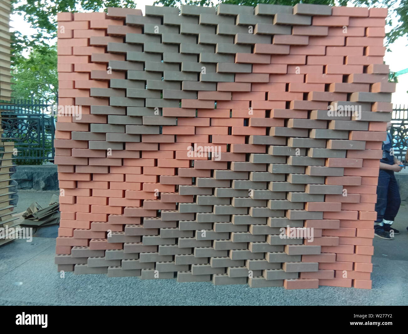 Old brick wall without cement hi-res stock photography and images - Alamy