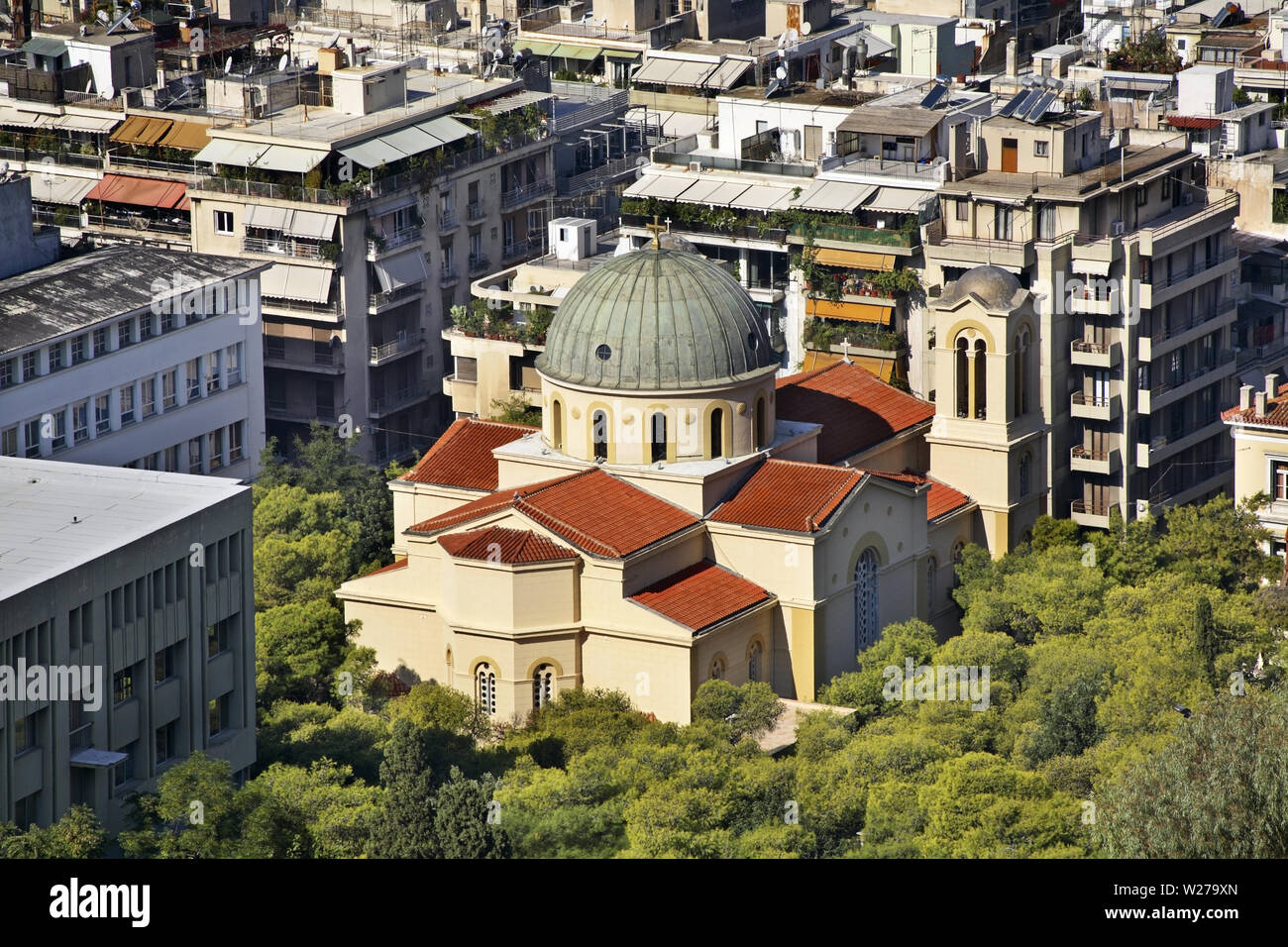 Church of St. Nicholas in Athens. Greece Stock Photo - Alamy