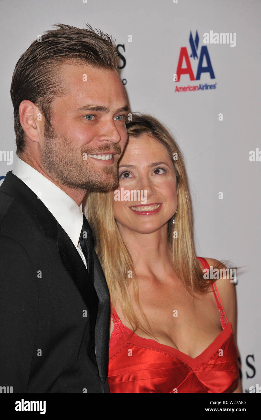 LOS ANGELES, CA. October 23, 2010: Mira Sorvino & Christopher Backus at ...