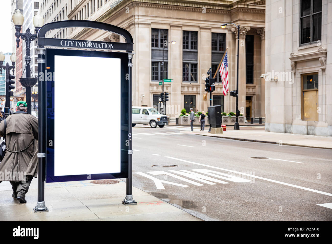 Bus chicago ad hi-res stock photography and images - Alamy