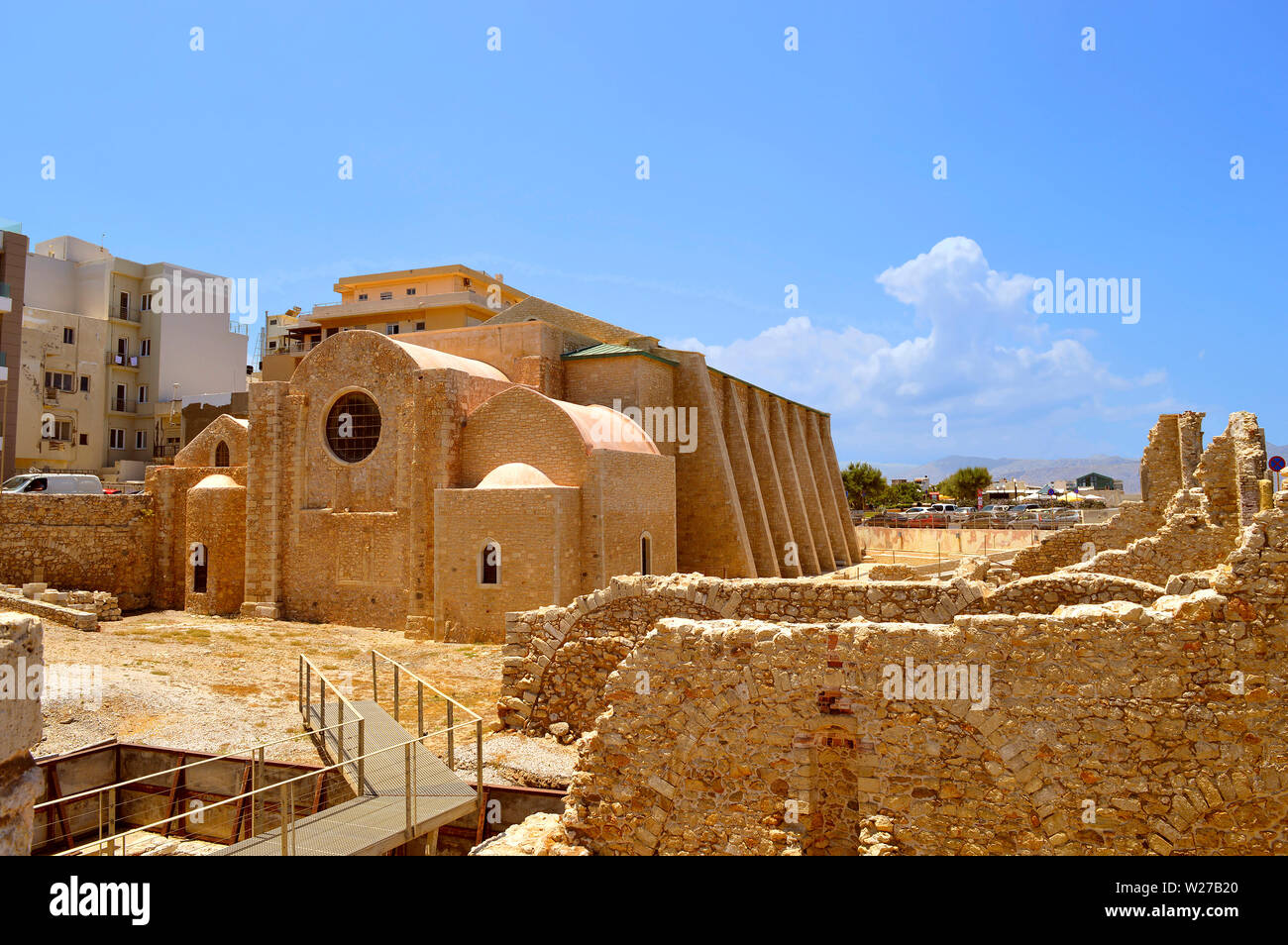 Church of St. Peter Dominicans and the ruins of the main temple of the ...